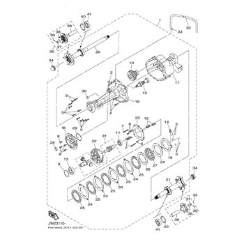 Yamaha JW2-G6300-04-00 - Transaxle Assembly - Adept Powersports
