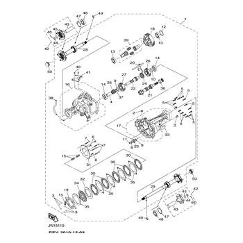 Yamaha JW1-G6300-02-00 - Transaxle Assembly - Adept Powersports