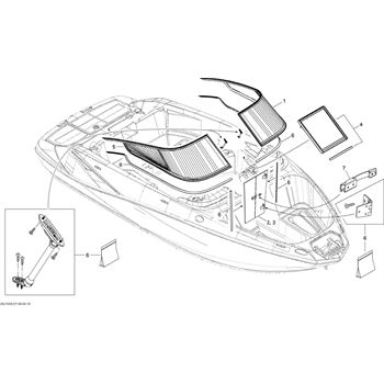 Sea-Doo 291800005 - *Door-Bi Fold - Adept Powersports