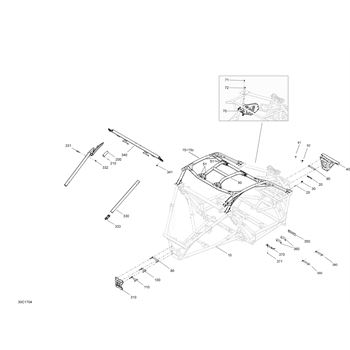 715005695 Can-Am Black Frame Kit - Adept Powersports