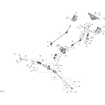 Can-Am 709402317 - Steering Rack And Pinion - Adept Powersports