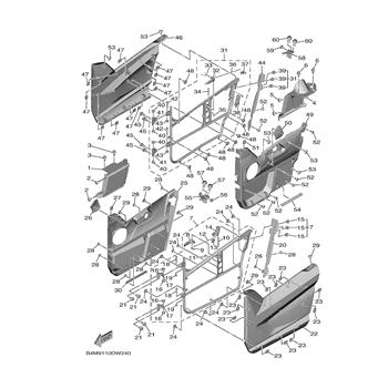 Yamaha B4J-F17F0-10-00 - Side Cover Comp. 2 - Adept Powersports