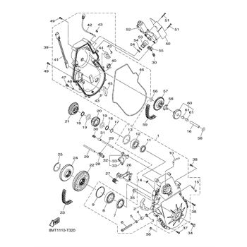 Yamaha 8MT-G754A-00-00 - Chain Case Assembly - Adept Powersports