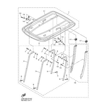Intake 2 replacement parts for 2017 Yamaha DR2A17 EFI