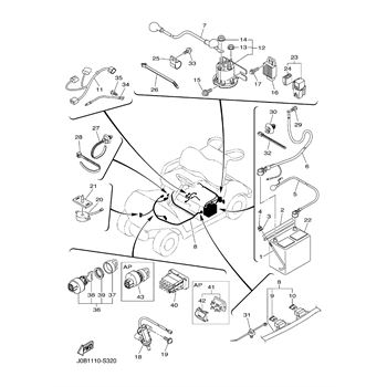 Intake 2 replacement parts for 2017 Yamaha DR2A17 EFI