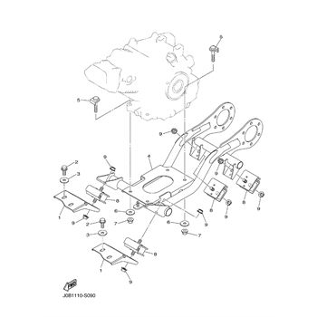 Rear Axle & Wheel replacement parts for 2017 Yamaha DR2A17 EFI