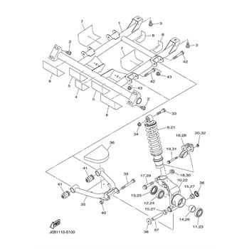 Intake 2 replacement parts for 2017 Yamaha DR2A17 EFI