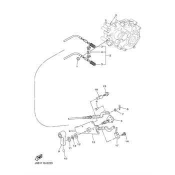 Intake 2 replacement parts for 2017 Yamaha DR2A17 EFI