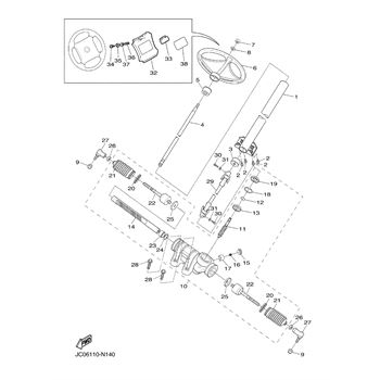 Intake 2 replacement parts for 2017 Yamaha DR2A17 EFI