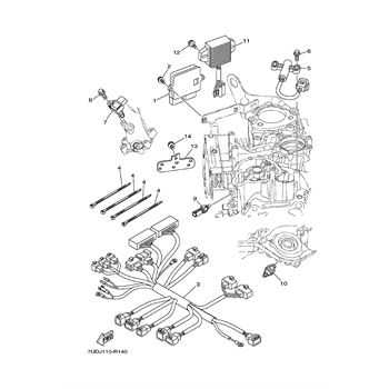 Yamaha 7UD-H591A-01-00 - Engine Control Unit Assembly - Adept Powersports